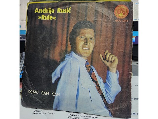 ANDRIJA RUSIĆ RULE OSTAO SAM SAM
