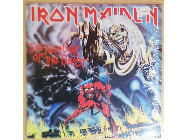 LP IRON MAIDEN - Number (1982) 1. USA press, PERFEKTNA