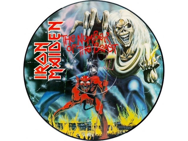 PD-LP IRON MAIDEN - Number (1982) USA, PERFEKTAN, RETKO
