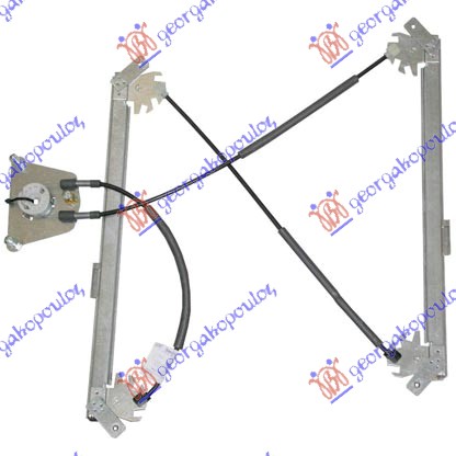 PODIZAC PREDNJEG PROZORA ELEKTRICNI (BEZ MOTORA) 5 VRATA (A KVALITET) Desna str. AUDI A3 (2003-2008) (OEM: 8P4837462A)