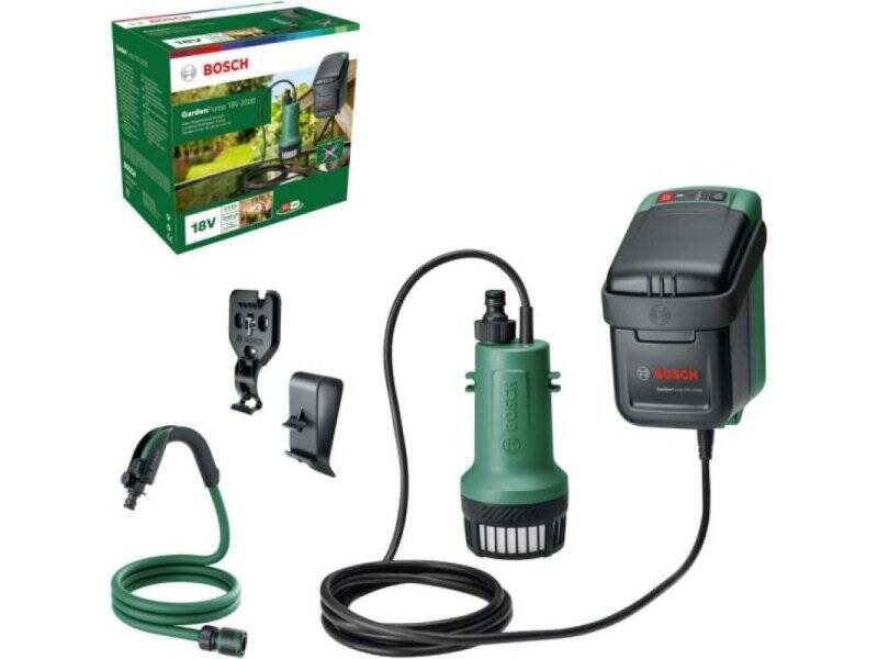 BOSCH BASTENSKI ALAT GARDENPUMP 18 AKUMULATORSKA PUMPA ZA ZALIVANJE, BEZ BATERIJE I PUNJAČA 06008C4203