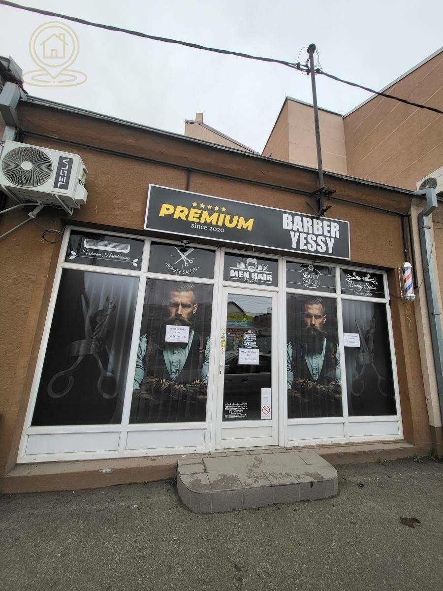 Izdaje se potpuno namešten frizerski salon