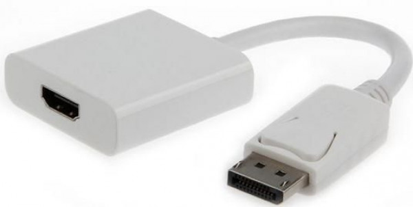A-DPM-HDMIF-002-W Gembird DisplayPort to HDMI adapter cable, white