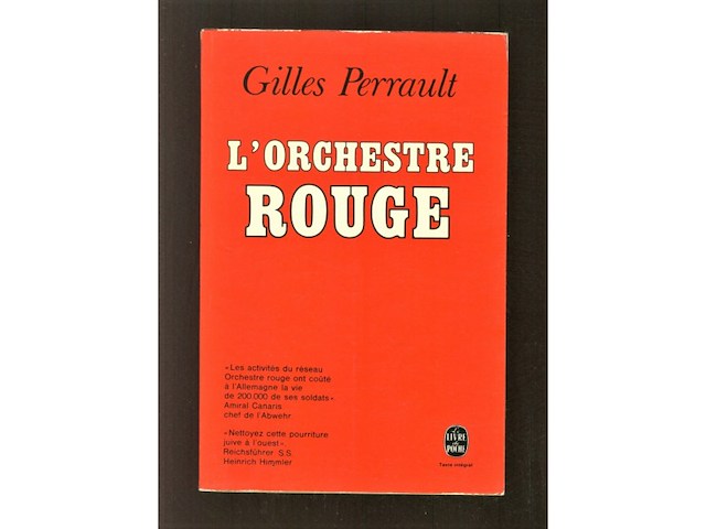 Perrault Gilles - L`Orchestre rouge