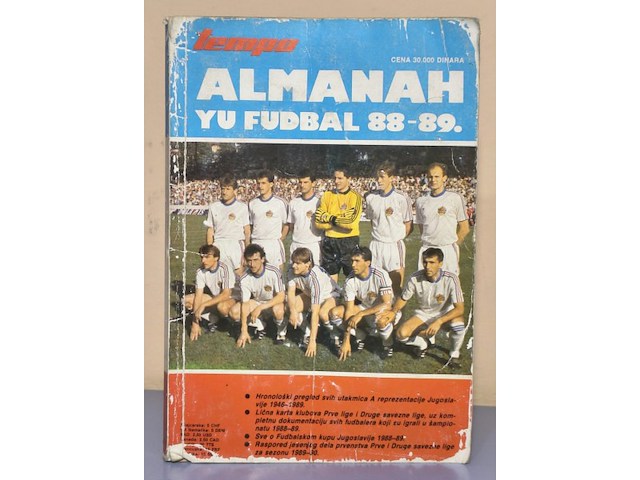 ALMANAH YU FUDBAL 88 - 89 Tempo