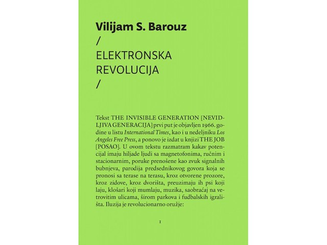 ELEKTRONSKA REVOLUCIJA, Vilijam Barouz