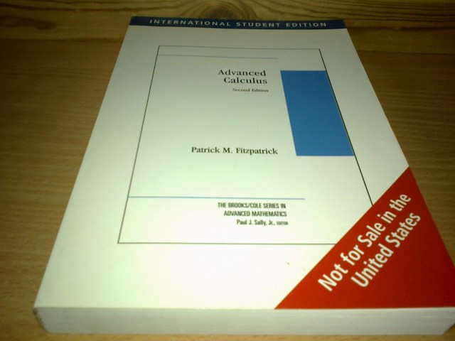 Patrick M. Fitzpatrick - Advanced Calculus