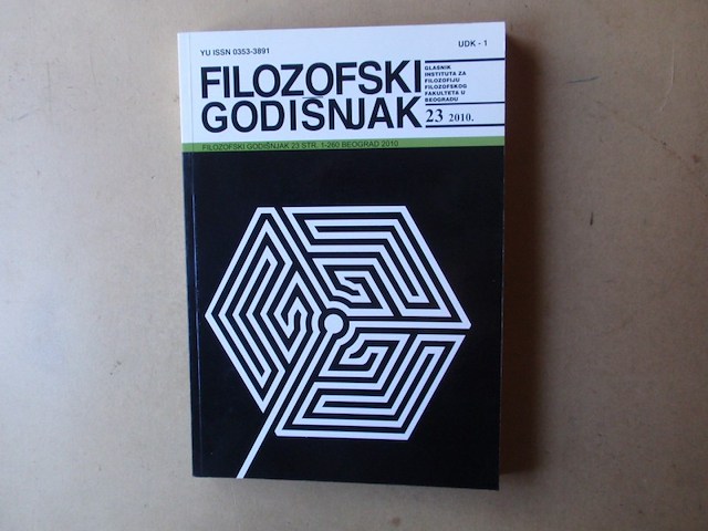 FILOZOFSKI GODIŠNJAK 23 / 2010
