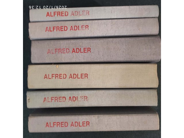 Odabrana dela komplet 1-6, Adolf Adler