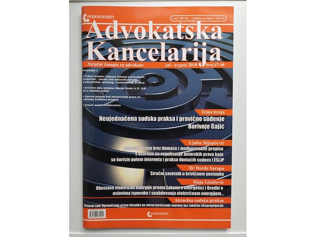 Advokatska kancelarija br. 47-48