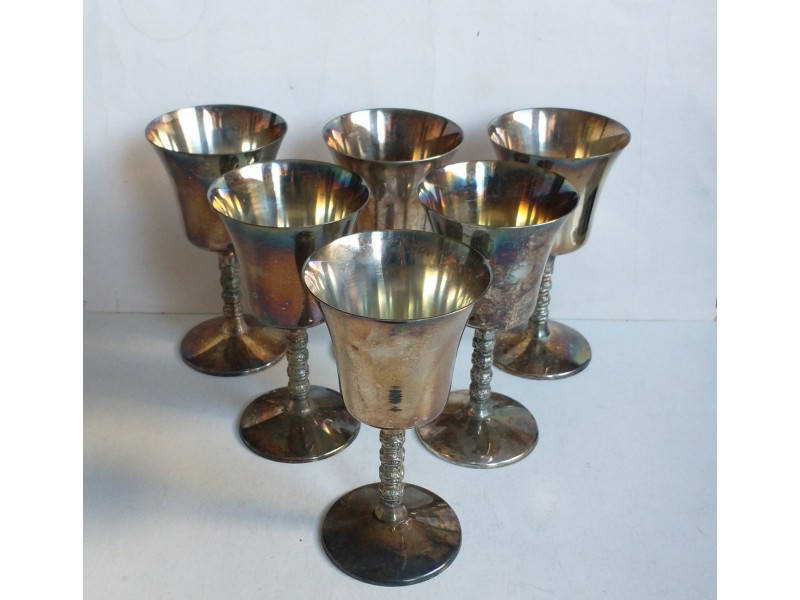 čaše set FAMIPA Silver Plated Yugoslavia