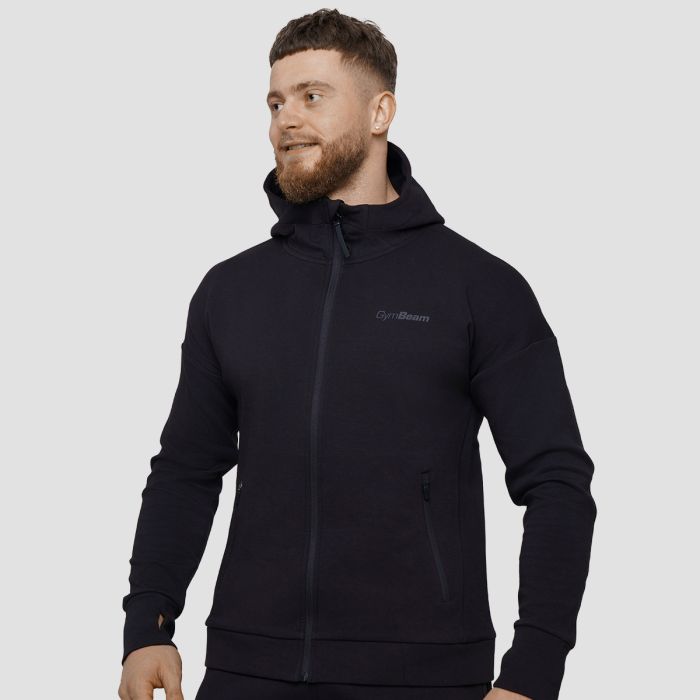 Muši duks Agile Zip Up Onyx - GymBeam