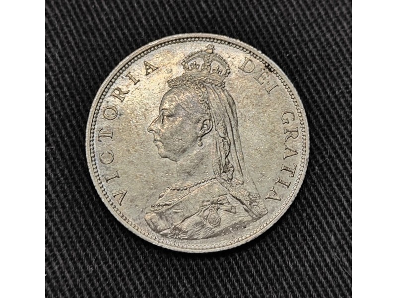 Velika Britanija - 1 florin 1887 UNC Detalji