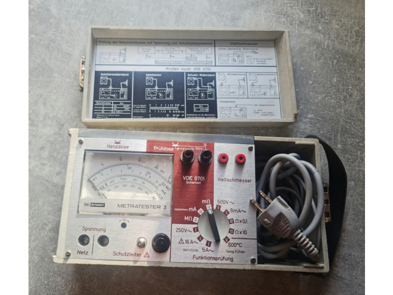 BBC metrawatt metratester 3 vde 0701