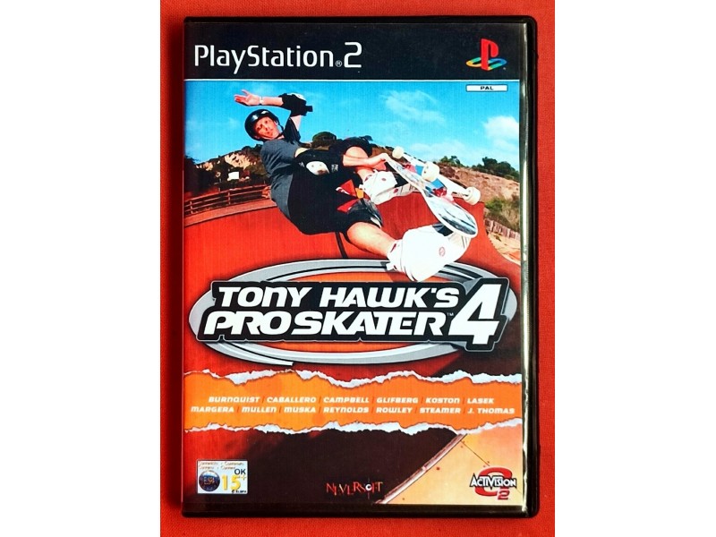 Tony Hawks PRO SKATER 4 - PS2 originalna Igra