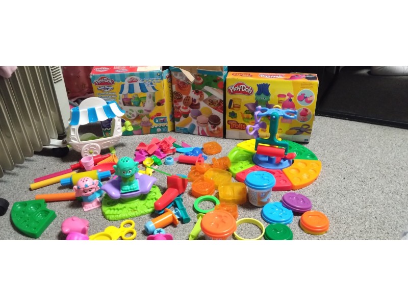 Play doh - delovi šabloni za plastelin