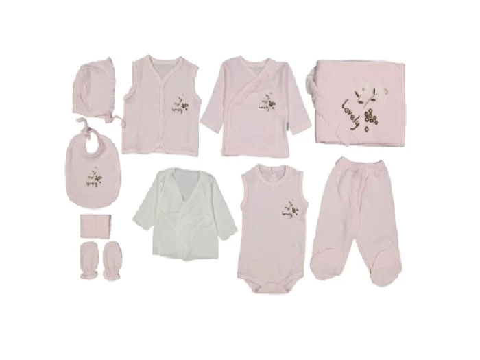 Bebi set roze 234153 – set za novorođenče