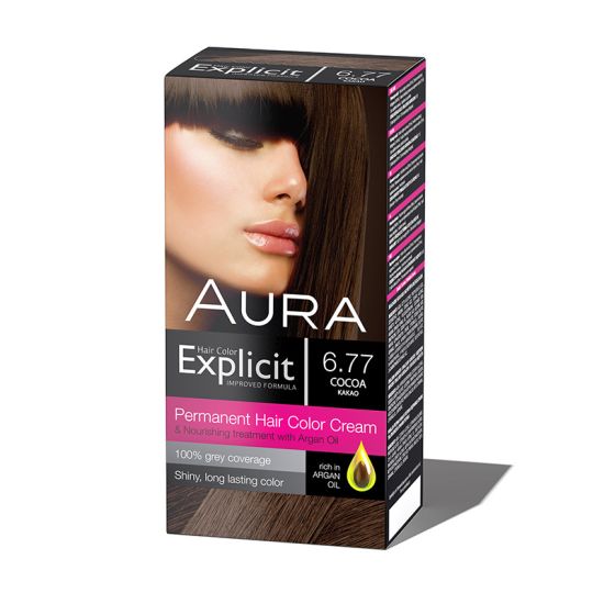 Aura Explicit boja za kosu 6.77 Kakao