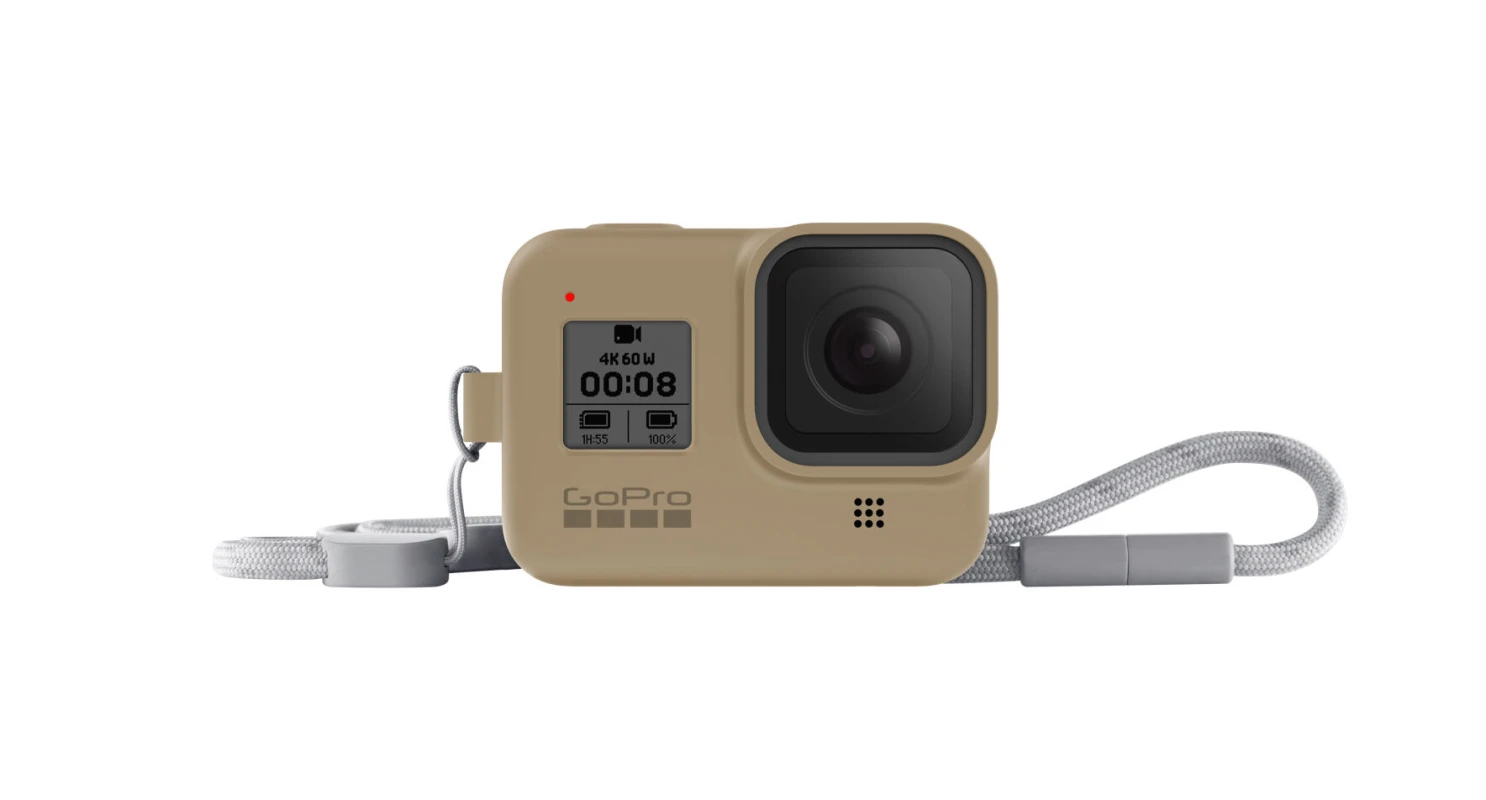 GoPro AJSST-006 silikonska futrola sa podesivim kaišon za HERO8 Black bež