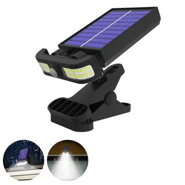 TJ-105 40-LED CLIP-ON SOLAR MOTION LIGHT - WHITE LIGHT