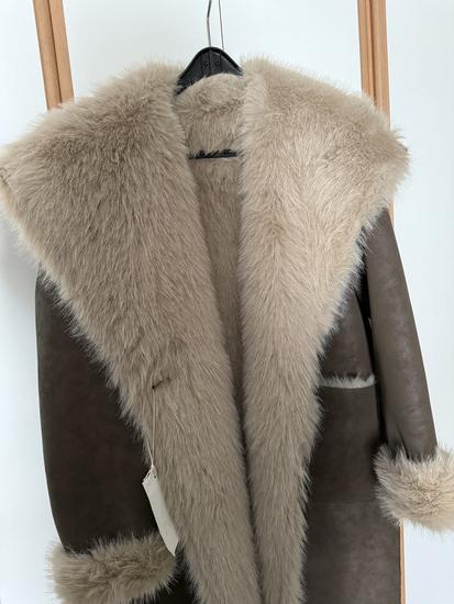 Zara duza bunda sa dva lica