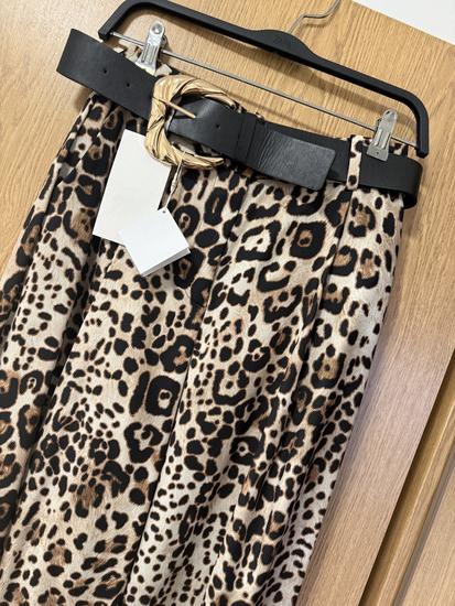 Zara leopard pantalone visok struk