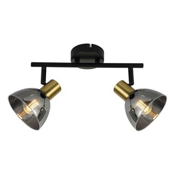 FORMA Spot lampa 2xE14 FE407-2 BK+SG