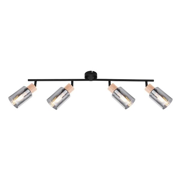FORMA Spot lampa 4xE27 FE705-4 BK+WD