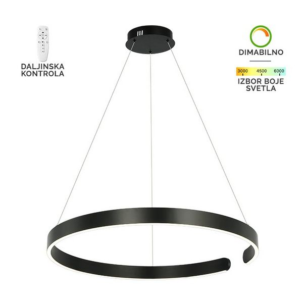 FORMA LED visilica 56W 4000K F2046-56V BK