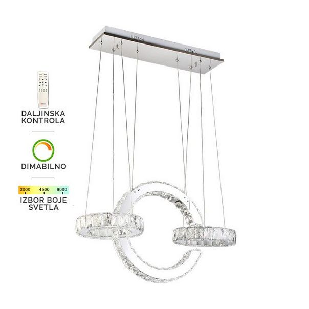 FORMA LED visilica 46W 3000K-6400K KP6010-46V