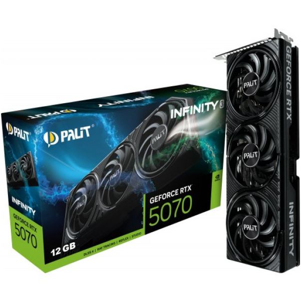 GAINWARD SVGA RTX 5070 Python III 12GB GDDR7 192bit, NE75070019K9-GB2050T