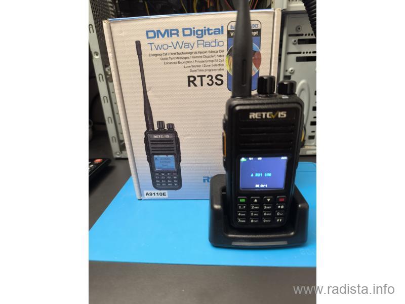 Retevis RT3s DMR Duoband UHF VHF opengd77