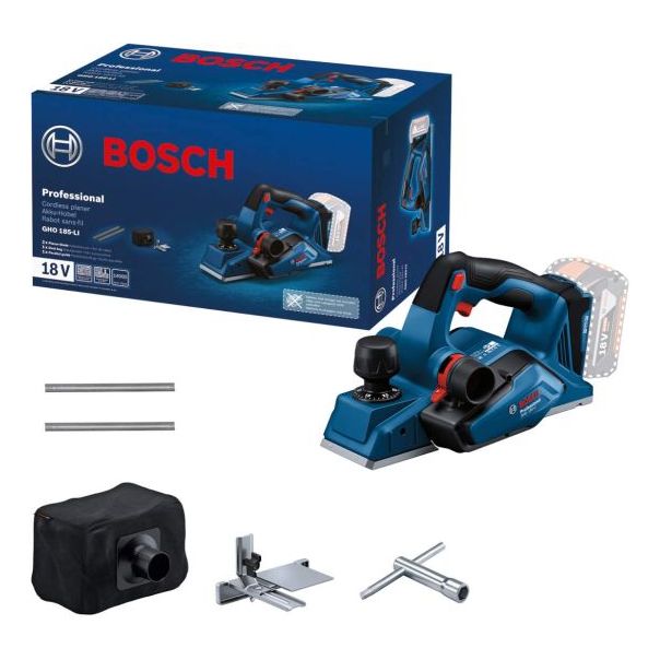 BOSCH Aku rende GHO 185-LI - bez baterije i punjača