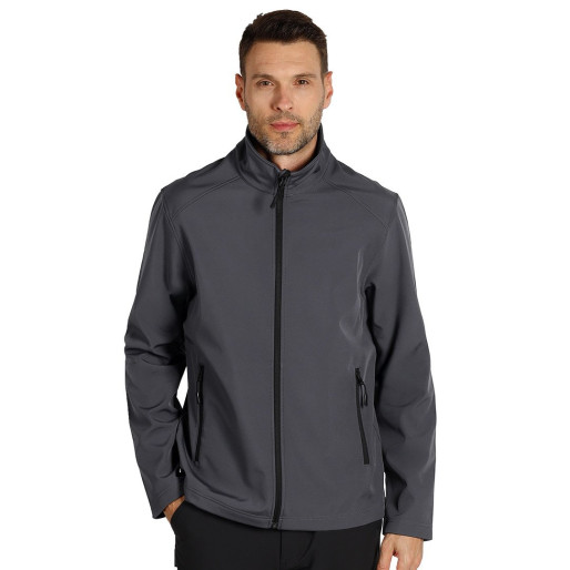 BEST NEO, SOFTSHELL JAKNA, 280 G/M2, TAMNO SIVA