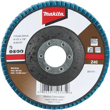 Makita lamelarni brusni disk cirkon-aluminium D-63775