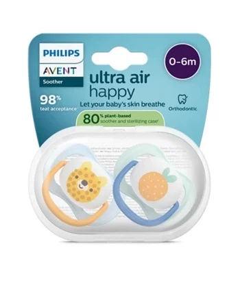 Avent Varalica Ultra Air happy 0-6m SCF080/23