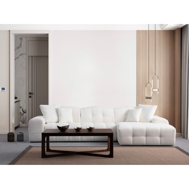 ATELIER DEL SOFA Ugaona garnitura Pescara, desna, bela