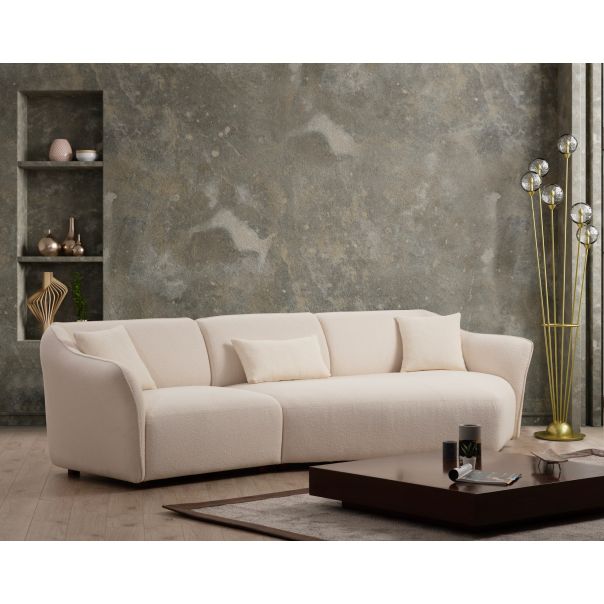 ATELIER DEL SOFA Modularni trosed Mentıs 6, krem