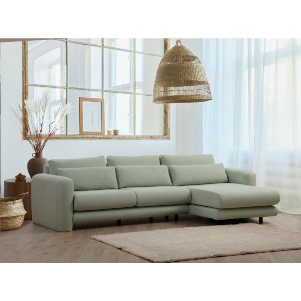 ATELIER DEL SOFA Ugaona garnitura Lily, desna, zelena