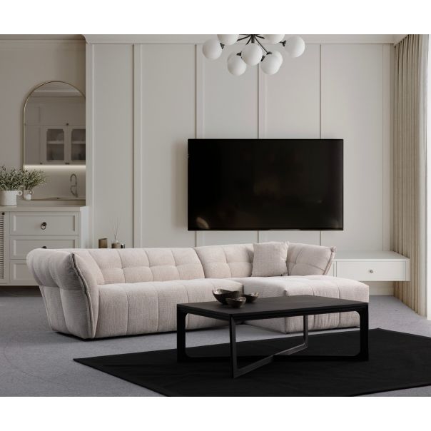 ATELIER DEL SOFA Ugaona garnitura Boxer, desna, bela