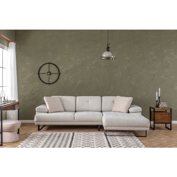 ATELIER DEL SOFA Ugaona garnitura Mustang Large, desna, bež