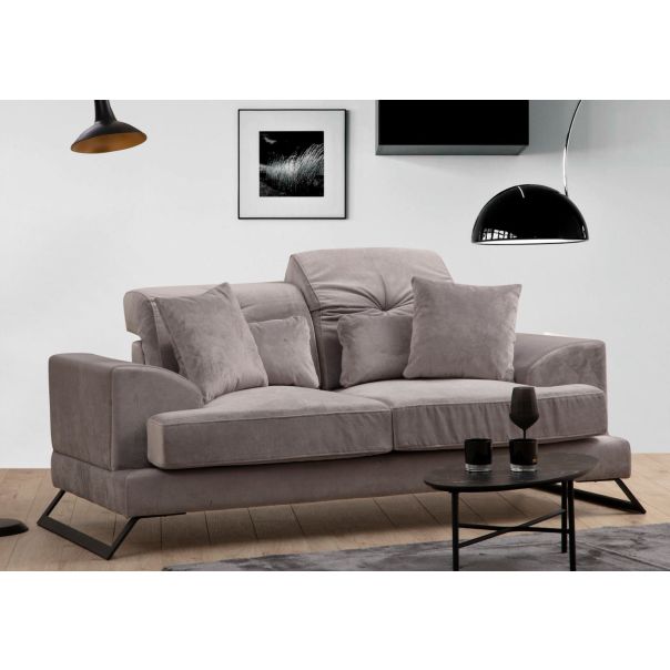 ATELIER DEL SOFA Dvosed Frido, svetlosiva