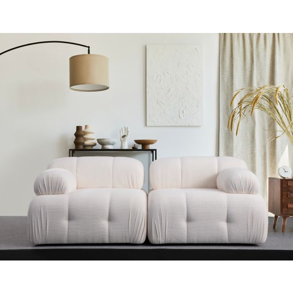 ATELIER DEL SOFA Dvosed Petite 2, bela
