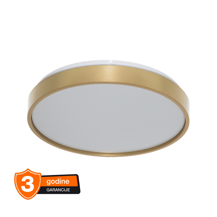 OSRAM LED plafonjera 18W 4000K IP20 zlatna