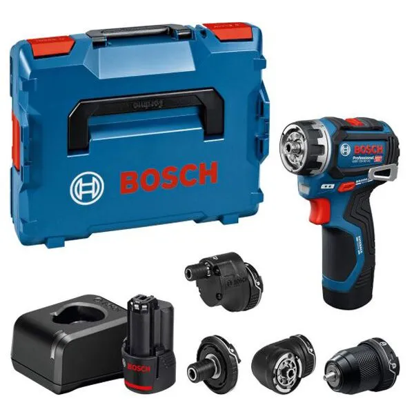Bosch Aku bušilica/odvrtač GSR 12V-32 FC+ 2x2Ah + set nastavaka+ L-BOXX (06019N7101)