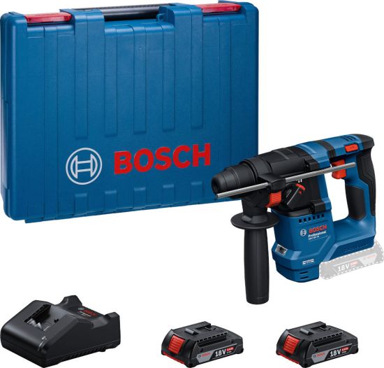 Akumulatorski elektro-pneumatski čekić / bušilica Bosch GBH 18V-18; 2x2,0Ah + punjač + kofer (0611927001)
