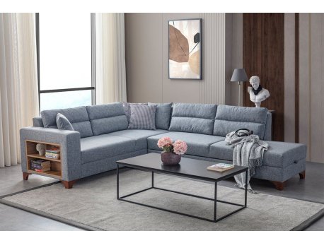Atelier del Sofa Ugaona garnitura Tloft Left Grey