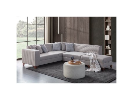Atelier del Sofa Ugaona garnitura West Right Cream