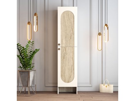 HANAH HOME Cipelarnik Palermo L Cream Travertine