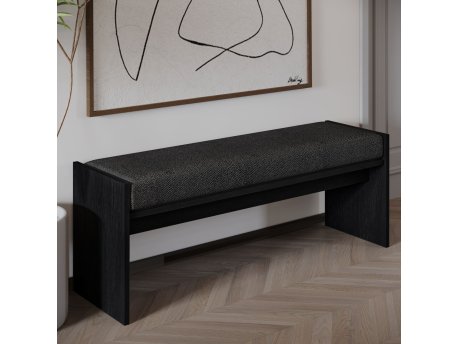 Atelier del Sofa Klupa Pearl Black Wood